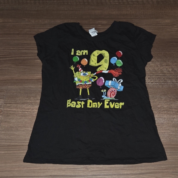 District | Shirts & Tops | Girls Custom Spongebob Tee | Poshmark